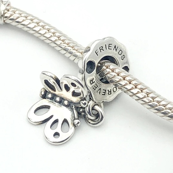 Pandora | Jewelry | Pandora Friends Forever Butterly Dangle Charm ...